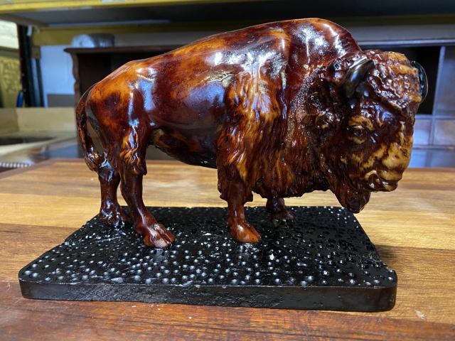 Bison Sculpture For Sale in Chesham, Buckinghamshire | Preloved