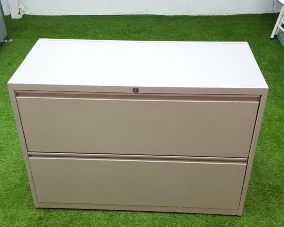 1 Metre Wide Side Filing Cabinet 2 Drawer For Sale in Harlow, Essex ...