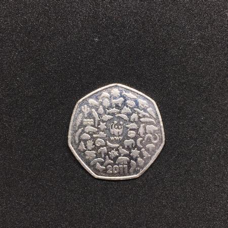 2011 WWF 50p Coin 50th Anniversary Of WWF RARE Coin For Sale in Newark ...