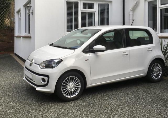 VW Up! 1.0L White Manual Volkswagen £0 Road Tax For Sale in Rochester ...