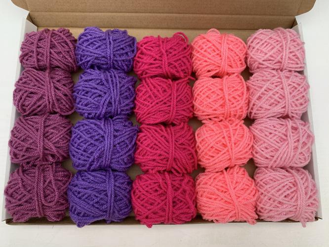 Pink & Purple Yarn Wool Knitting Crochet Bundle FREE POSTAGE For Sale ...