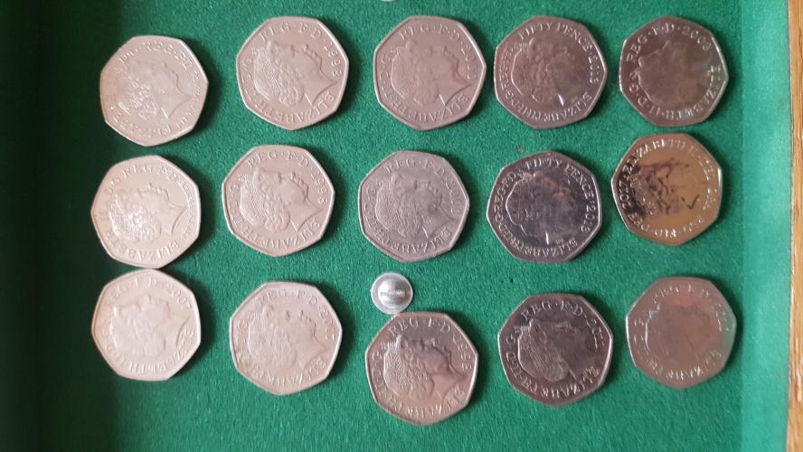 Rare 50 pence pieces. For Sale in Wrexham, Wales | Preloved